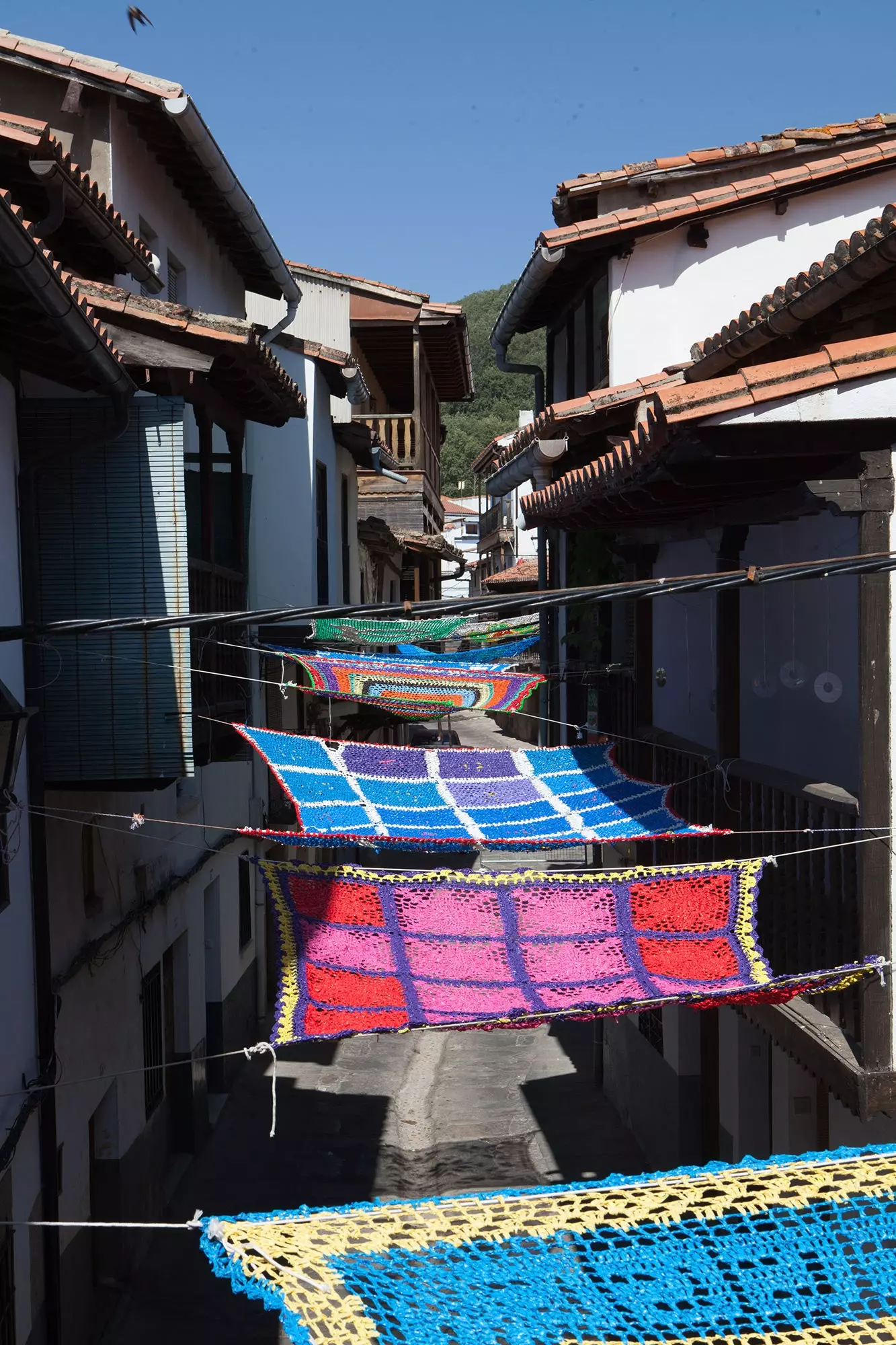 Instal·lació de 'Teixint el carrer 2019'