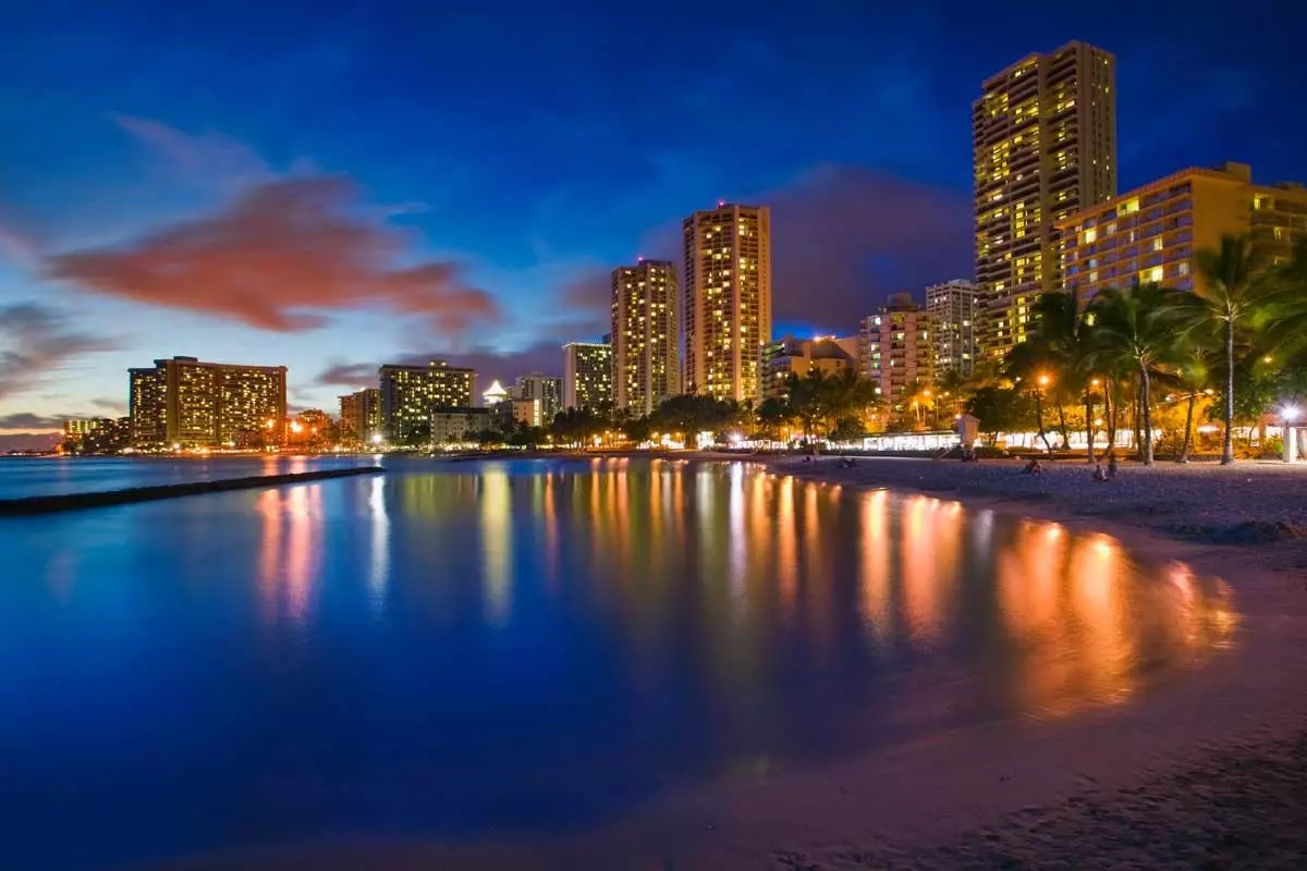 Waikiki v Honoluluju