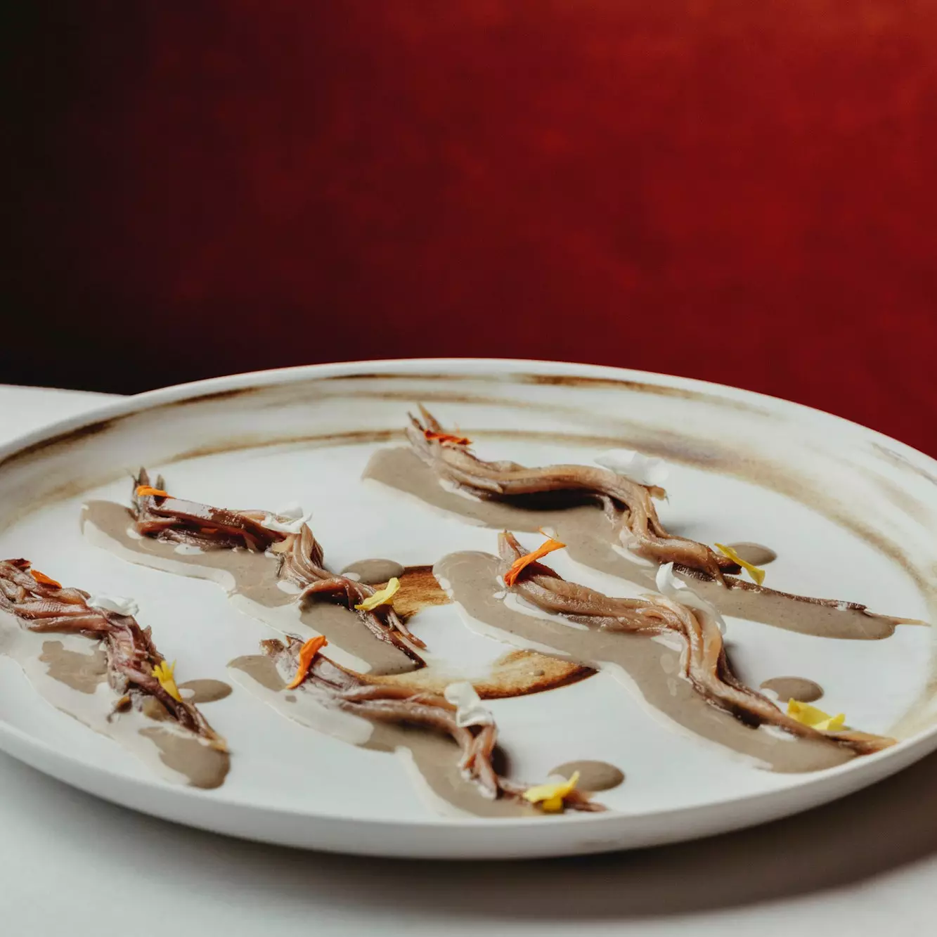 Anchovas com toque de trufa, um dos novos pratos estrela de Dani García