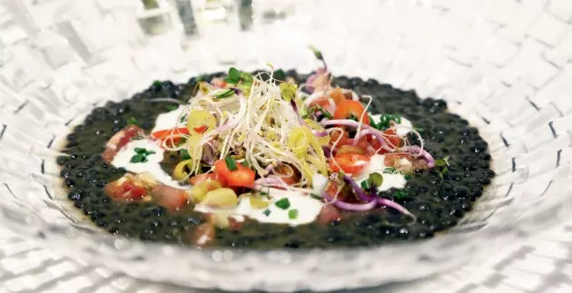 Caviar lentils from La Monteria