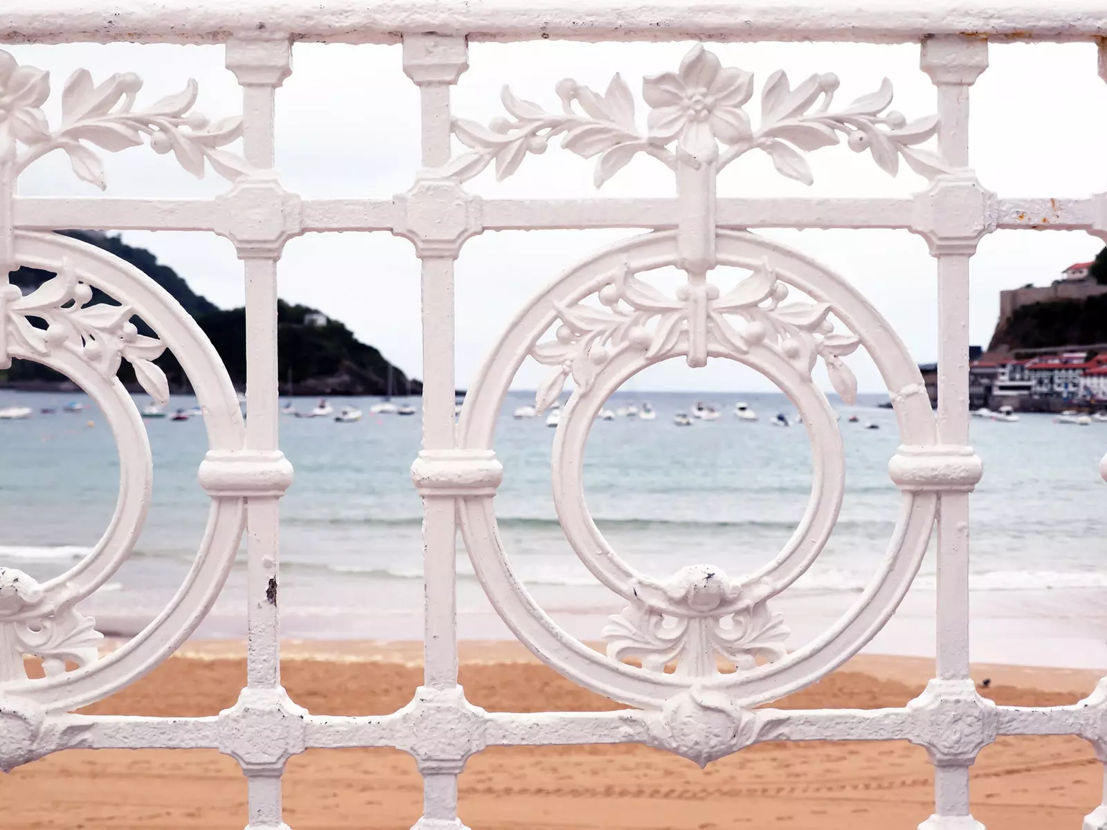 La Concha-promenaden i San Sebastian