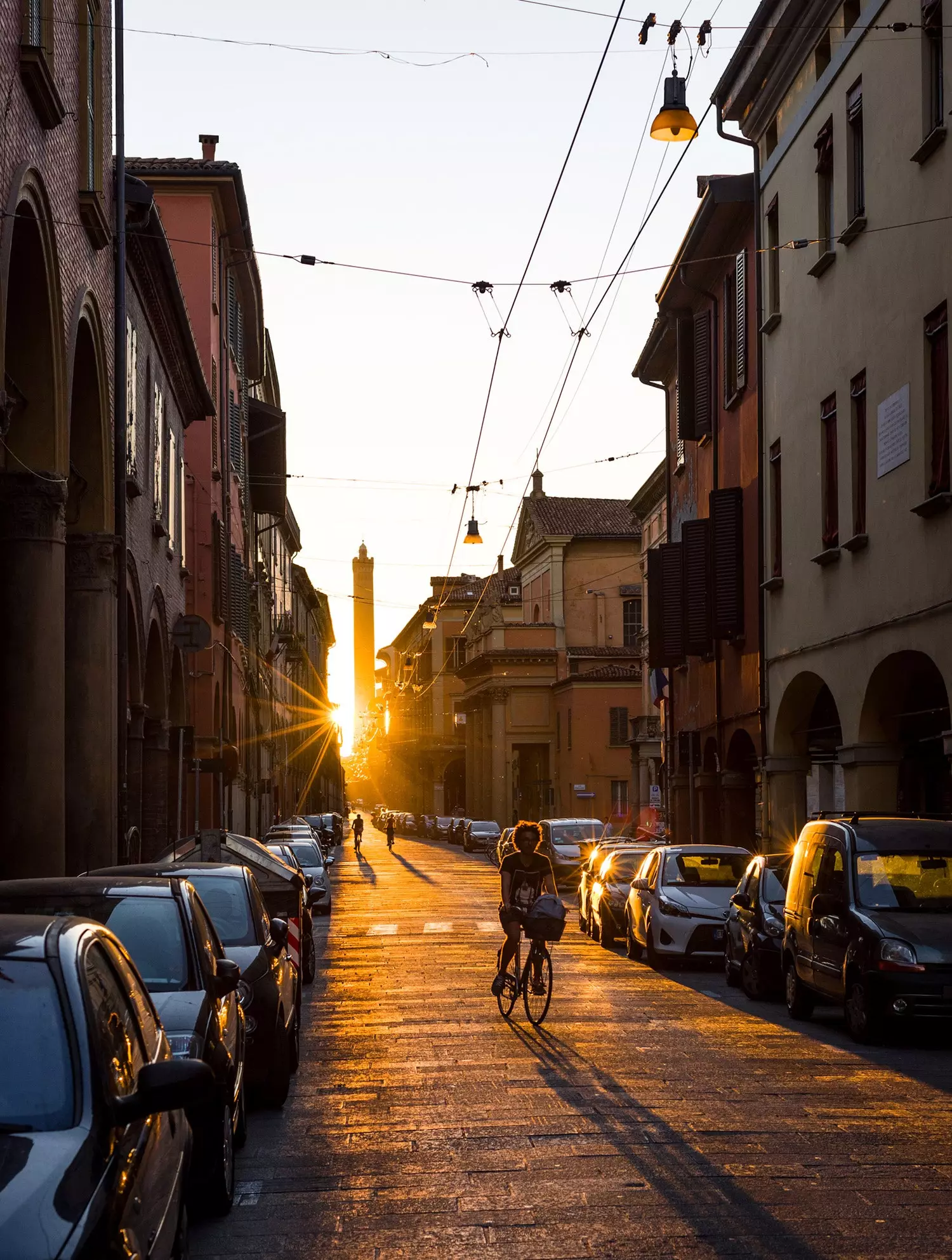 Nee Bologna geeft geen bier weg om te fietsen