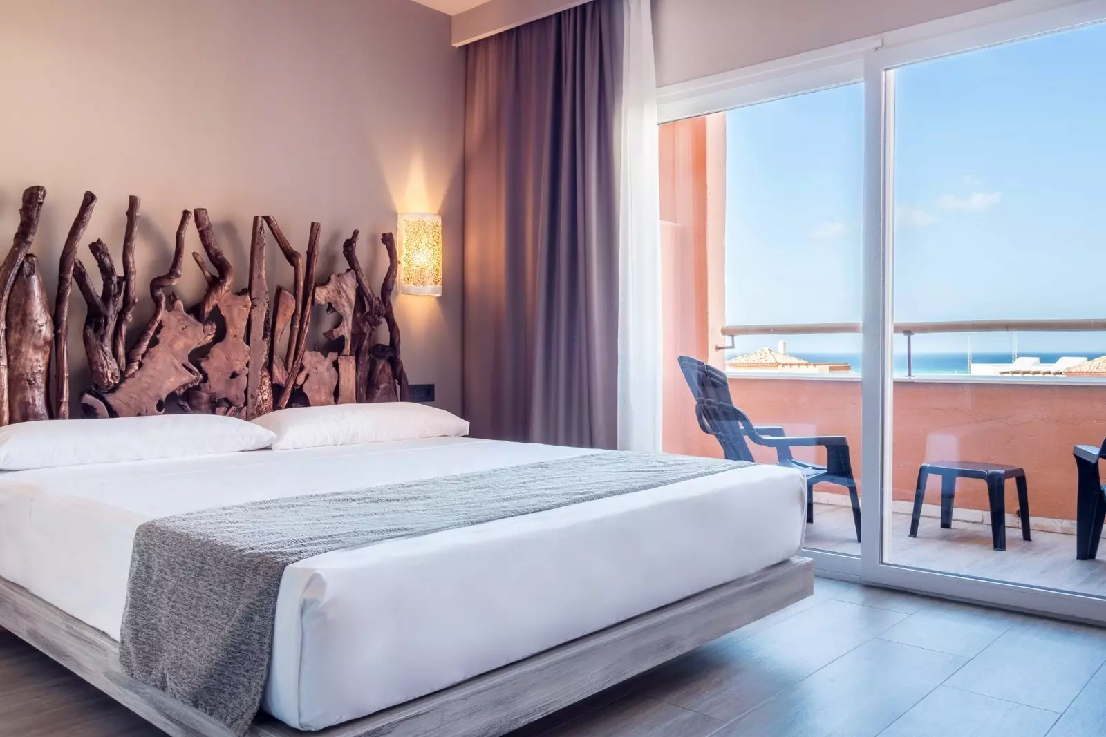 Phòng nhìn ra biển tại Hotel Tarifa Lances.