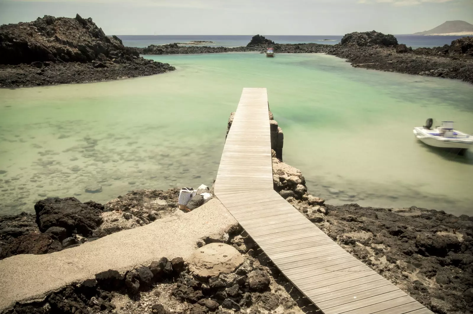 The photo in the Islet of Lobos.