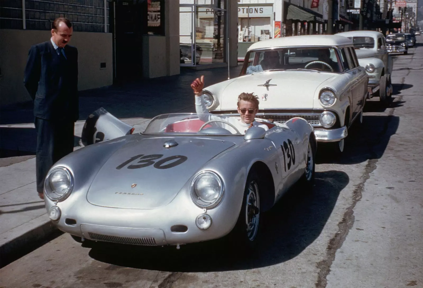 James Dean u svom Porsche Spyderu