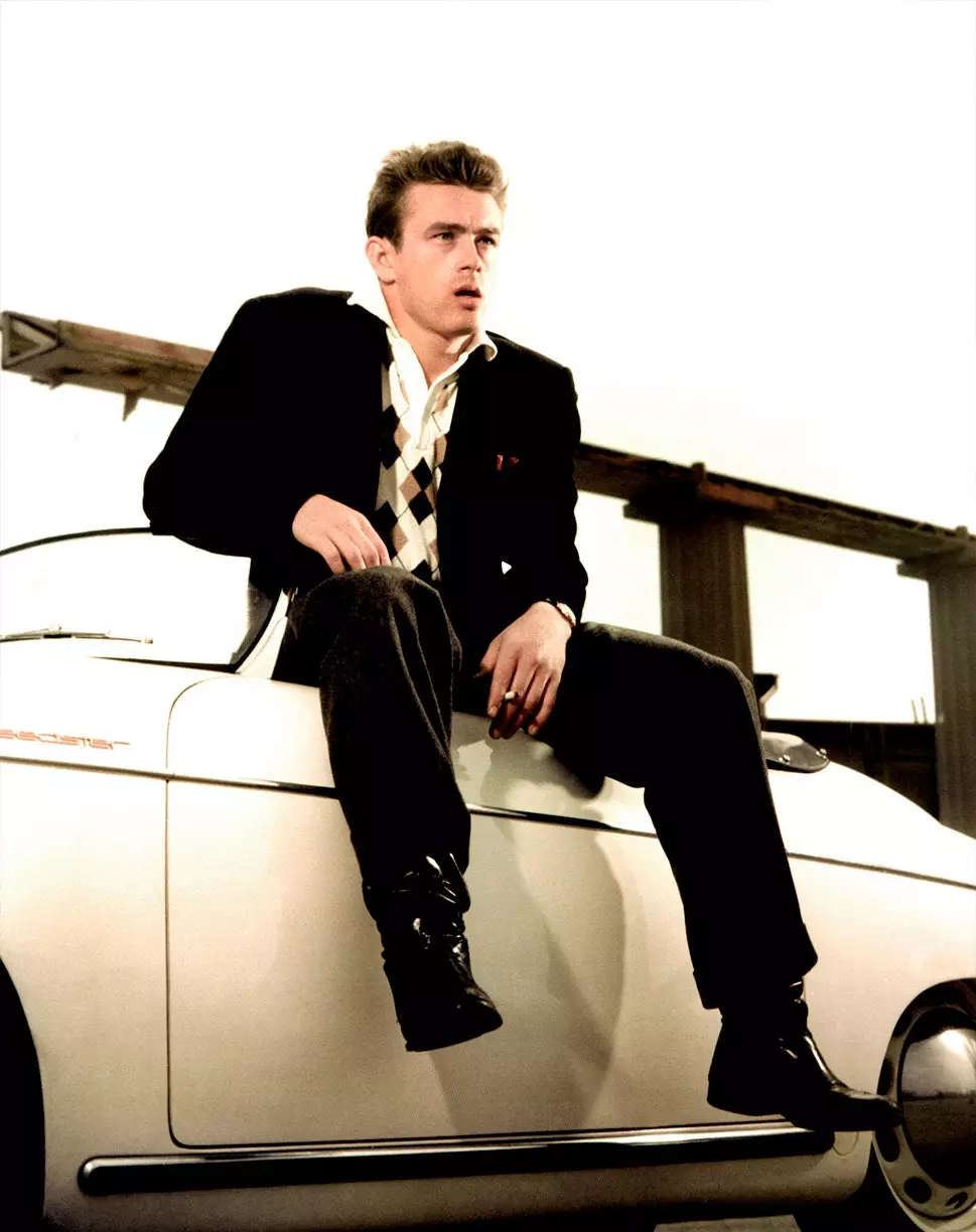 james dean v svojem porscheju