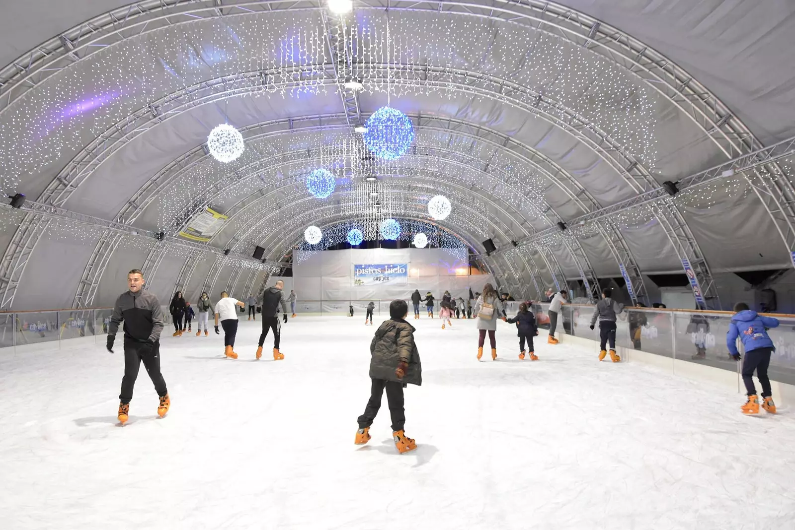 There is no Christmas without ice skating.