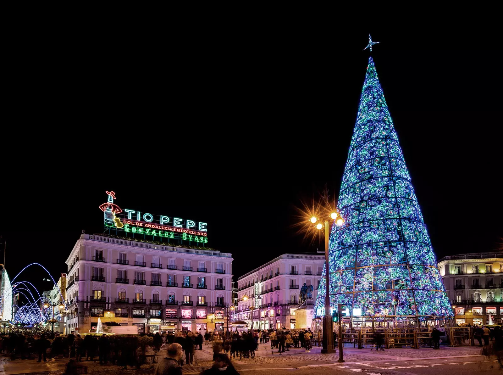 Puerta del Sol vào lễ Giáng sinh