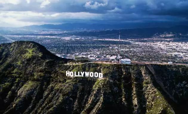 O Vale de San Fernando e o Hollywood Hills Pure Los Angeles