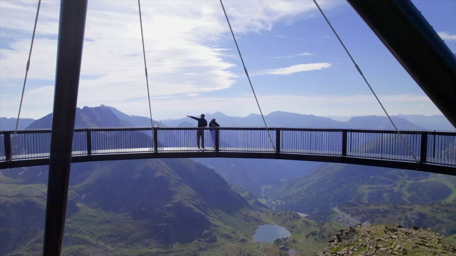 Sluneční vyhlídka Tristaina Ordino Arcalís Andorra