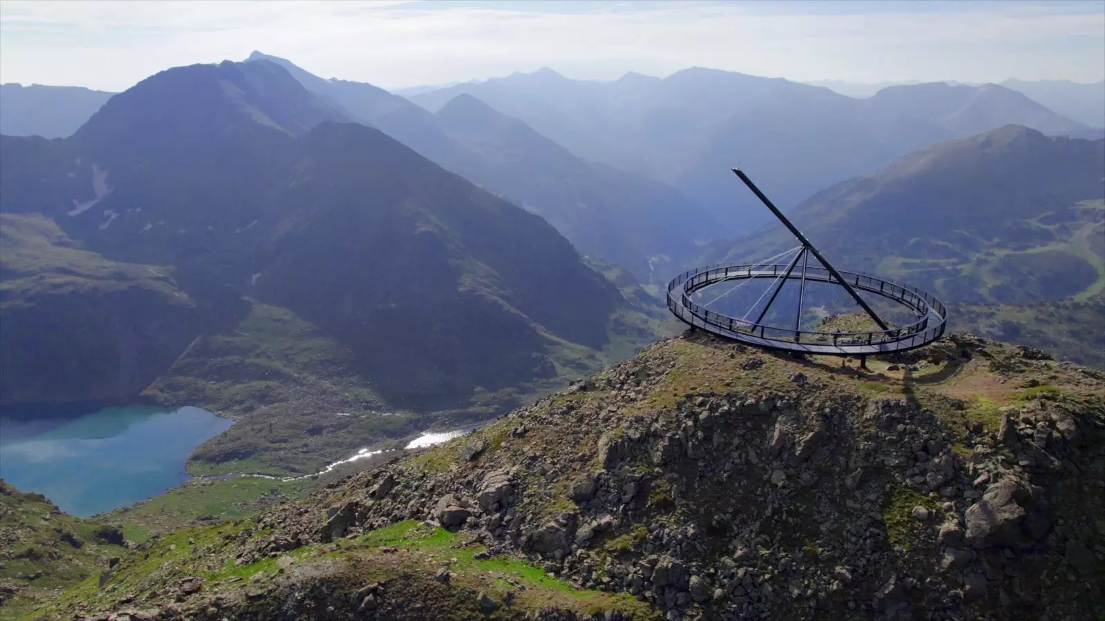 Sluneční vyhlídka Tristaina Ordino Arcalís Andorra