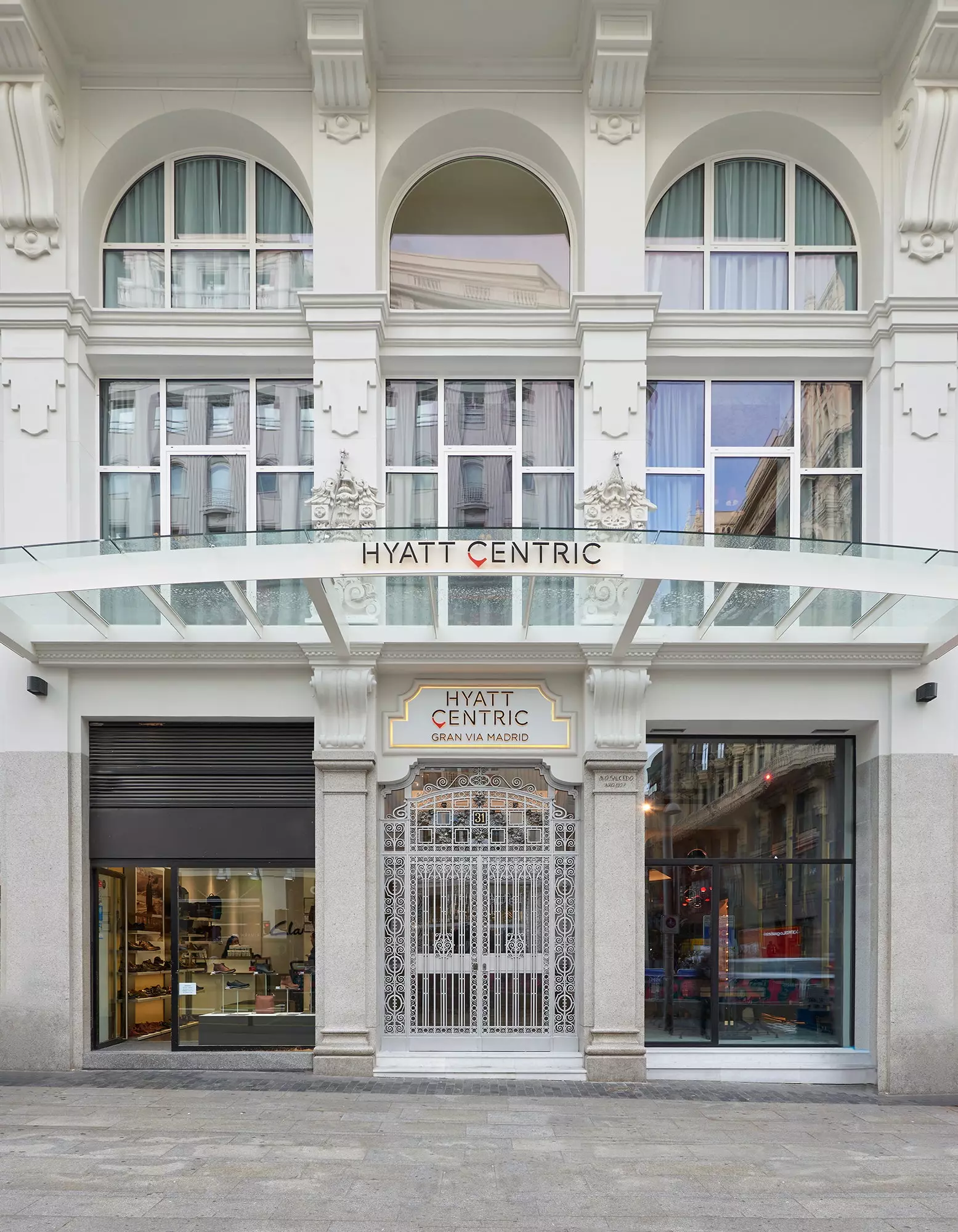 Facade of Hyatt Centric Gran Vía Madrid