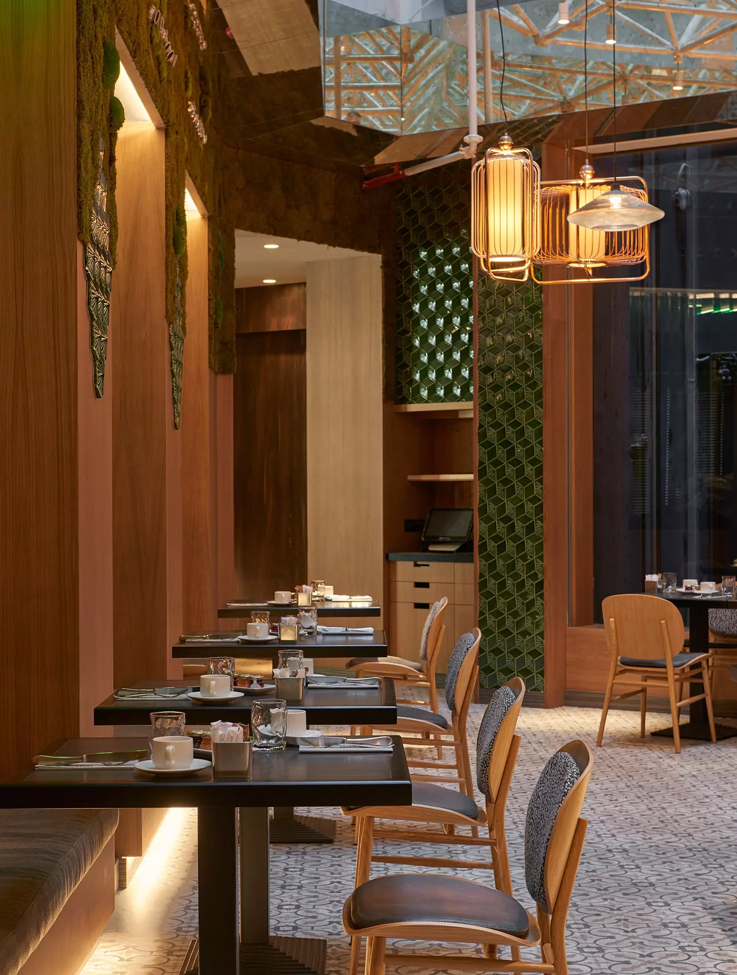 Eis- und Holzkohlerestaurant von Hyatt Centric